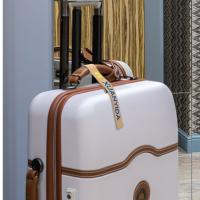 China Luggage Registration Tag Luggage Bag Nameplate Embroidered Label  Anti Loss Streamer Single Side and Double Side Embroidery for sale