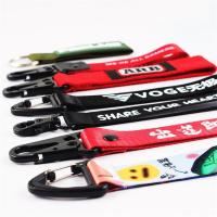 China Custom Embroidered Key Ring Design Custom Hotsales Key Ring and Embroidered logo Keychain for sale