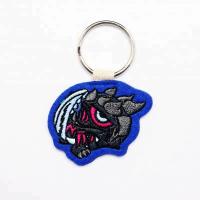 China Small Cute Embroidery Key Chain Double Side Embroidery & Printing  Key Chain for Cartoon Characters for sale