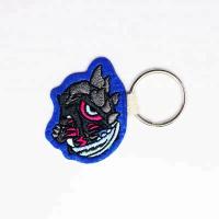 China Small Cute Embroidery Key Chain Double Side Embroidery & Printing  Key Chain for Cartoon Characters for sale