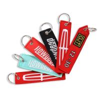 China Wholesale American Flag Embroidered Key Chain Personalized Embroidered Key Chain Backpack Small Gift Pendant Key Chain for sale