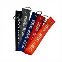 China Wholesale American Flag Embroidered Key Chain Personalized Embroidered Key Chain Backpack Small Gift Pendant Key Chain for sale