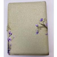 China Hot Sale Fabric Cover Notebook With Embroidery Office Supplier Notebook Customization With Customizable Patterns for sale