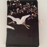 China Embroidery Cover High-End Leather Notebook Hardcover Pu Leather Cover With Fancy Embroidery for sale