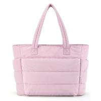 China Fashionable Polyester Lightweight Ladies Handbag New Design Puffy Tote Bag for Travel Work GYM for sale