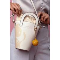 China Custom Logo Handbag Bohemian Style Ladies One-Shoulder Messenger Bag Bucket Bag Vegan Leather Messenger Bag for sale