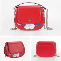 China Flower Printed PU Shoulder Bag for Women Factory Supply of High Quality Fashion Handbags 50 Hand Bag Custom Logo Cover Canvas for sale