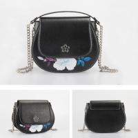 China Flower Printed PU Shoulder Bag for Women Factory Supply of High Quality Fashion Handbags 50 Hand Bag Custom Logo Cover Canvas for sale
