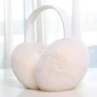 China Customized high-quality fashionable wool earmuffs for keeping warm in the cold winter with embossed logo Ear Muffs for sale