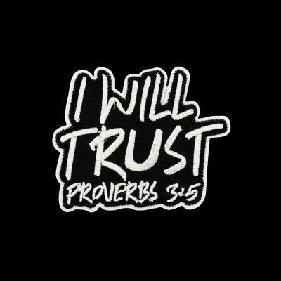 China Embroidery Motivational Words Iron-on Patches Embroidered Fabric Appliques for DIY Clothes & Hat Accessories for sale