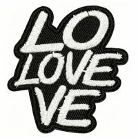 China Embroidery Motivational Words Iron-on Patches Embroidered Fabric Appliques for DIY Clothes & Hat Accessories for sale