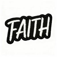 China Embroidery Motivational Words Iron-on Patches Embroidered Fabric Appliques for DIY Clothes & Hat Accessories for sale