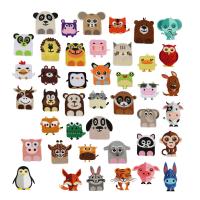 China Hot Sale Handmade Embroidered Animal Patch Sticker Small Self-Adhesive Various Animals for Hair Ornament Felt Fabric for Hats for sale