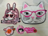 China Hot Sale Handmade Embroidered Animal Patch Sticker Small Self-Adhesive Various Animals for Hair Ornament Felt Fabric for Hats for sale