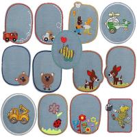 China Denim Iron on Patches Inside & Outside Strong Glue Denim Repair Patch for Jeans Jacket Denim Mending and Decorating, Blue for sale