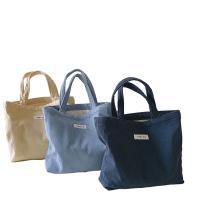 China Customizable Lightweight Handbags Various Designs Canvas Drawstring Flap Bags Two Straps Zipper Stylish Embroidery Patterns for sale