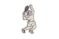 China Custom Patches Tshirt Flat Embroidery Jacket Patches Iron on Fabric logo Heat Press Badges for sale