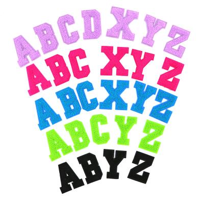 China Wholesale Embroidery Letter Chenille Custom Iron on Patches Embroidered God Is Good Chenille Patches for Clothing for sale