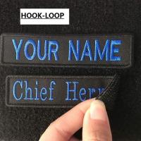 China Custom Morales Tactical Badge Patches Name Logo Embroidered Hook Loop/ System Fabric Sequins Decoration Clothes/Garments for sale