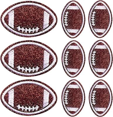 China Custom Colorful  Woven Sequin Touch Fastener Patches for Clothing Embroidered Patches for Hat Iron on Chenille Leathers Patches for sale