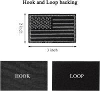 China Customizable Black Rectangle Text Hook Patch Quick Release Embroidered Designs Featuring Flower and Heart Shapes for sale