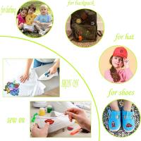 China WS Large Logo Design 3D Embroidery Patch Chenille Glitter Patches with Embroidery on Fabric for Hat & Clothing for sale