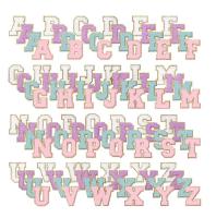 China Custom Hat Applique Patches Name Tag Embroidery Iron on Letters Chenille Patch for Jackets for sale