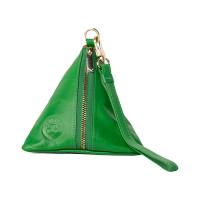 China Dumpling-Shaped Ladies RFID Wallet Wrist Strap Easy Carrying Linen Polyester Lining Long Zipper Closure Coin Purse Anti-Theft for sale