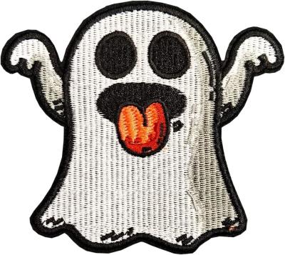 China Halloween Custom  Cloth Patches Sublimation Patches Custom Iron on Patches for sale