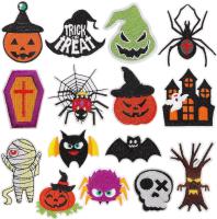 China Halloween Custom  Cloth Patches Sublimation Patches Custom Iron on Patches for sale