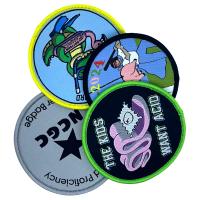 China Halloween Custom  Cloth Patches Sublimation Patches Custom Iron on Patches for sale