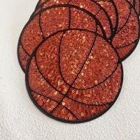 China SEQUIN APPLIQUE PATCHES GLITTER EMBROIDERY PATCHES METALLIC PATCH for sale