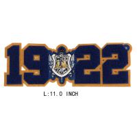 China Wholesale Custom Embroidery Poodles Greek Letter Iron on Chenille Patches for Sigma Gamma Rho Clothing for sale