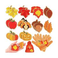 China Custom Hat Embroidery 3d Letter Patch Embroidered Halloween Chenille Iron on Patches for sale