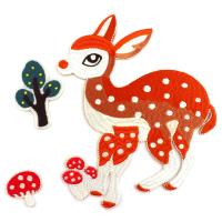 China Flat Embroidery Patches with Iron-On Backing - Easy-Apply Custom Patches for Garments for sale