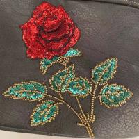China Custom Bead Embroidery Patches with Sequin Beads - Premium Embellishment for Fashion Apparel for sale
