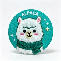China Custom Chenille & Flat Embroidery Button Badges - Tinplate Fabric Pin Manufacturer for sale