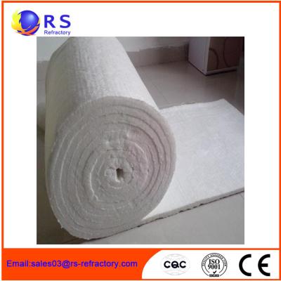 China Standard Size 1260 Ceramic Fiber Blanket White Refractory Insulation For Industrial for sale