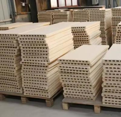 China Refractory Kiln Furniture Cordierite Mullite Plate For Ceramic Tunnel Kiln Shelf for sale