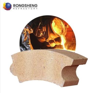 China High Temperature Resistance High Alumina Curved Refractory Bricks Arch Fire Clay Brick For Pizza Oven And Kiln for sale