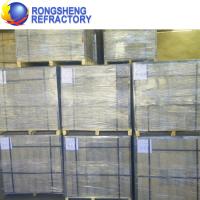 China ZC-H Block Corundum Brick For Refine Crown / Feeder Roof Cover , White Color for sale