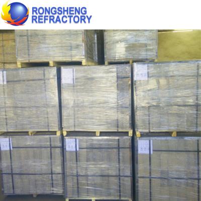 China ZC-H Block Corundum Brick For Refine Crown / Feeder Roof Cover , White Color for sale