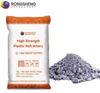 China Wear Resistant Corundum Mullite Refractory Plastic Castable for 1500C Maximum Service Temperature in Boiler and Furnaces for sale