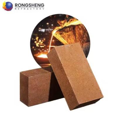 China Rongsheng Refractory Mgo Fire Bricks Magnesia Refractory Brick For Alkaline Open-Hearth Furnaces for sale