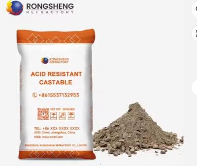 China Furnace Boiler Repair Refractory Castable with Alkali Resistance 1500C High Strength Acid Proof for sale