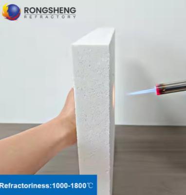 China 2000 Degree Refractory Ceramic Fiber Boards Polycrystalline Mullite Fiber Board For Furnace And Kiln Insulation Material for sale