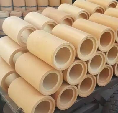 China Steel Irons Foundry Round Refractory Brick Funnel/Sleeve/Round/Square Alumina Fireclay Runner Brick Casting Nozzle Bricks for sale