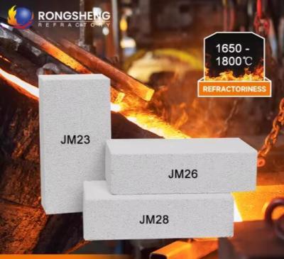 China Furnace Boiler Insulation Material Mullite Thermal Insulation Blocks Mullite Refractory Fire Brick Jm23 K23 for sale