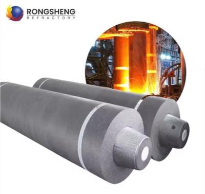 China Dia 100-750mm High-Quality Graphite Electrodes L1800-2700mm UHP HP RP Carbon Graphite Electrode For Eaf Lf Furnace for sale