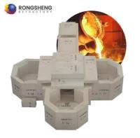 China Rongsheng Refractory AZS Brick 33# 36# 41# Zirconia Corundum Fused Cast Azs Block For Glass Industry Kiln for sale